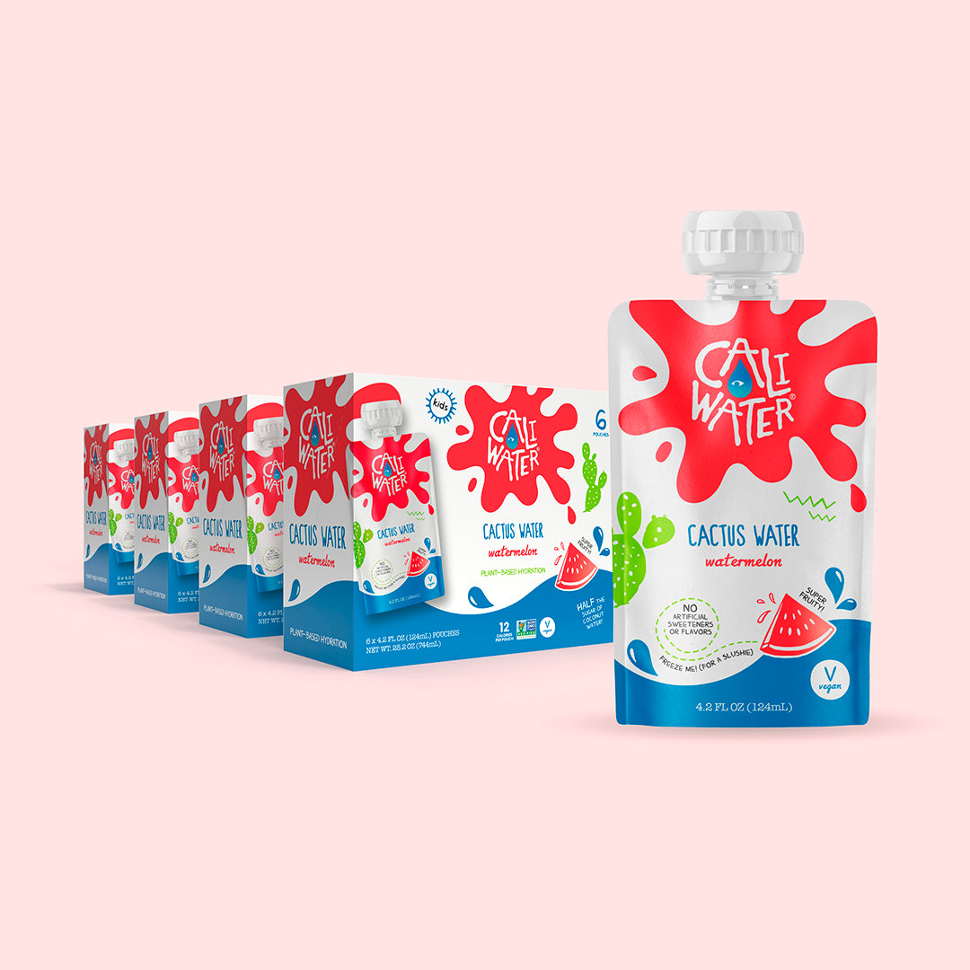 Kids Cactus Water Pouches | Caliwater